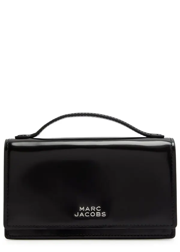 Marc Jacobs Glam Mirror Mini Glossed Leather Cross-body Bag