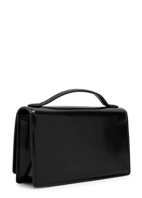 Marc Jacobs Glam Mirror Mini Glossed Leather Cross-body Bag