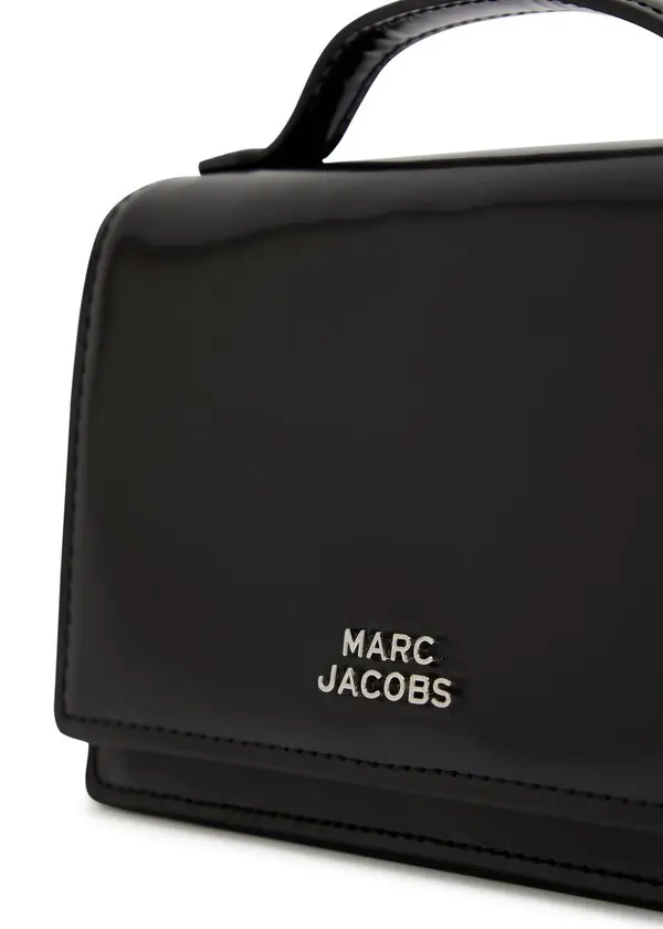 Marc Jacobs Glam Mirror Mini Glossed Leather Cross-body Bag