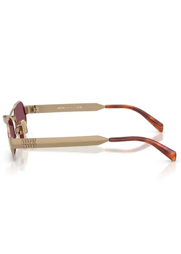 Miu Miu Rectangle Frame Sunglasses
