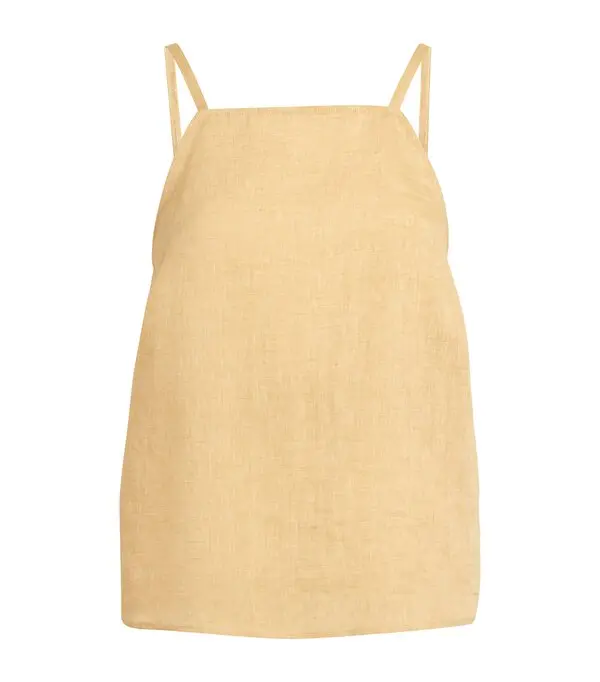ERES Linen Camisole Blouse - Yellow