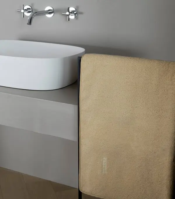 Frette Cotton Unito Bath Sheet - Beige