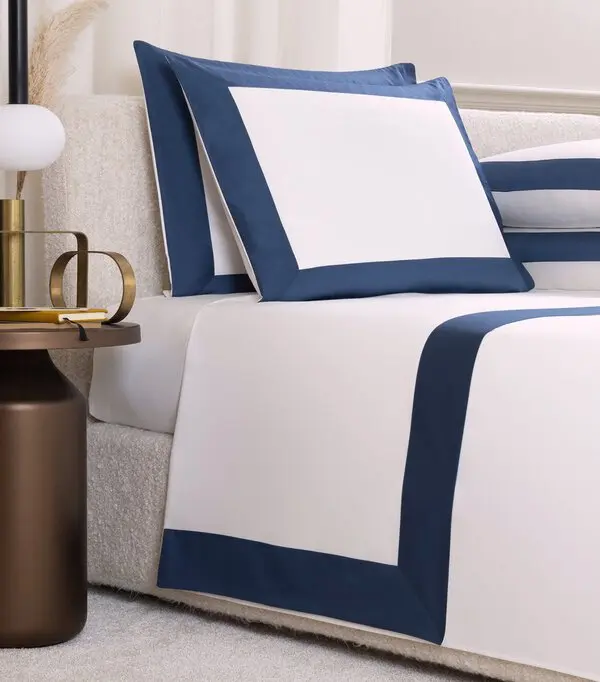 Frette Cotton Bold Sheet Set - Blue