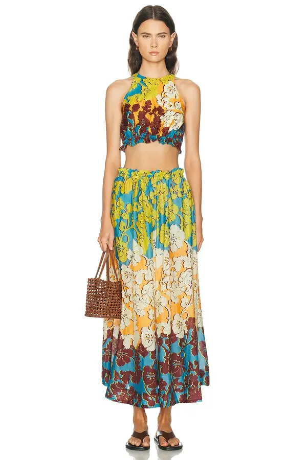 ALEMAIS Splice Crop Top