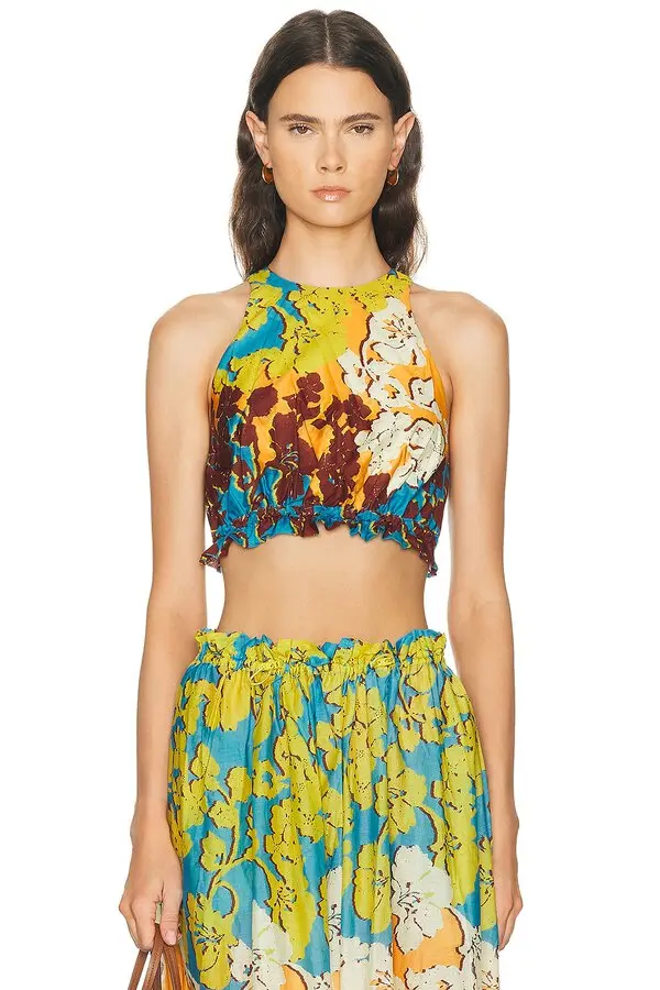 ALEMAIS Splice Crop Top