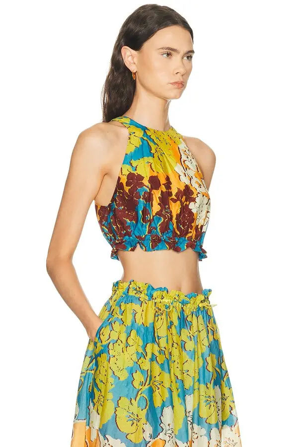 ALEMAIS Splice Crop Top