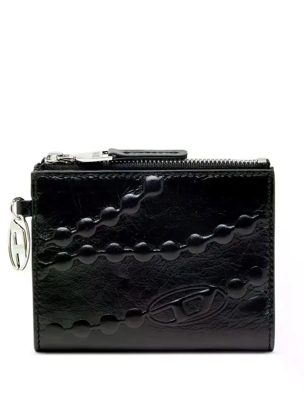 DIESEL® Embossed Detail Wallet - Black