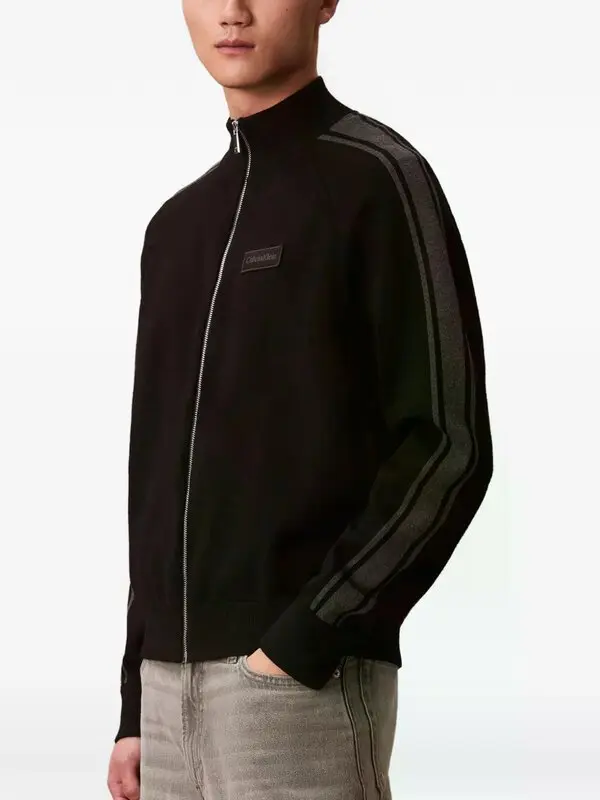 Calvin Klein Patch Side Stripe Zip Jacket