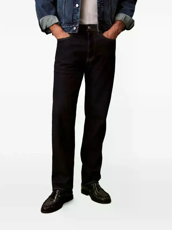 Calvin Klein Patch Straight Leg Jeans