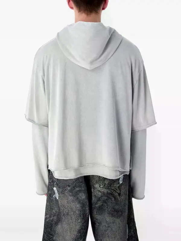 Camper Layered Hoodie - Grey