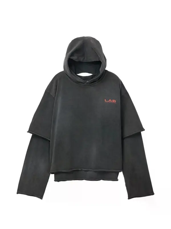 Camper Layered Hoodie - Grey