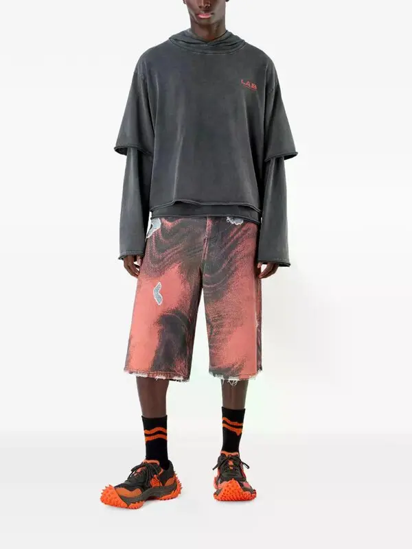 Camper Layered Hoodie - Grey