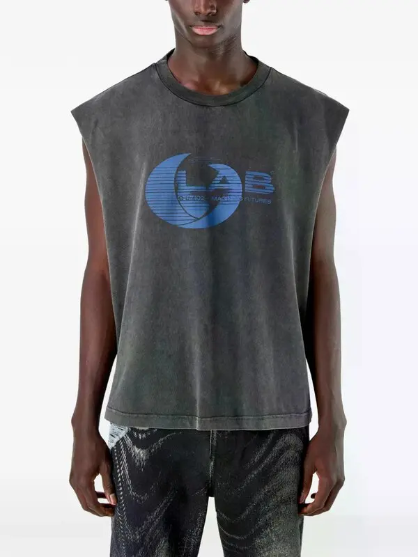 Camper Graphic Print Sleeveless Tank Top