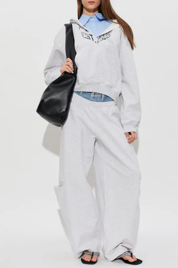 Alexander Wang Jenna Embellished Thong Slides