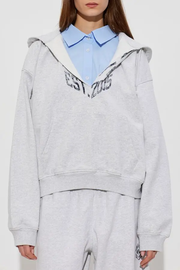 Alexander Wang Oversized Cotton Hoodie