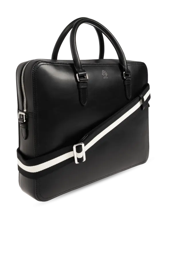 Bally Ray" Briefcase In Leather