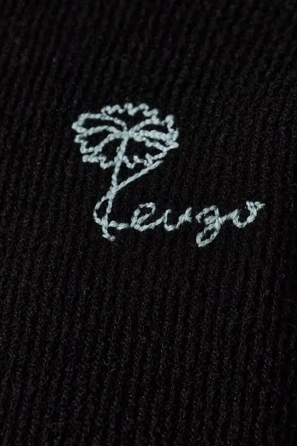 Kenzo Knit Sweater With Embroidered Logo