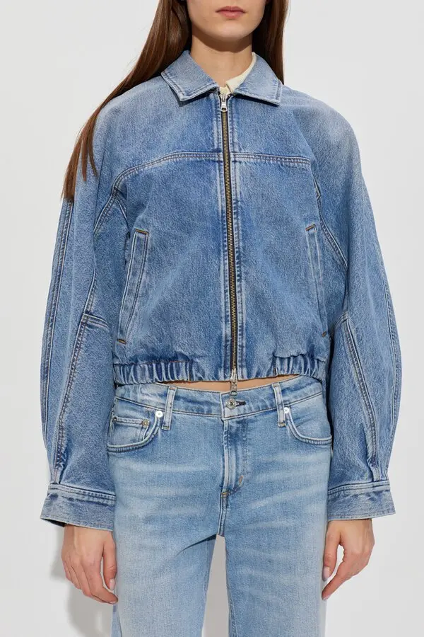 AGOLDE Dixon Cocoon Denim Jacket - Blue