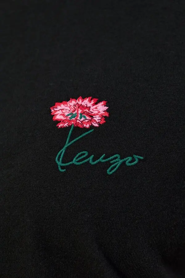 Kenzo Embroidered Flower Logo T-shirt