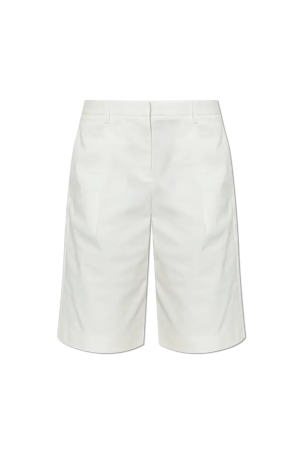 Matteau Bermuda Shorts With Pockets - White