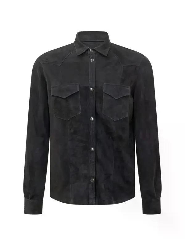RENZO ROMAGNOLI Suede Shirt Jacket