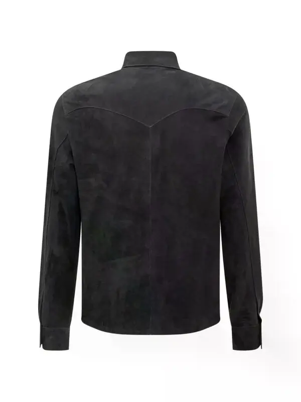 RENZO ROMAGNOLI Suede Shirt Jacket