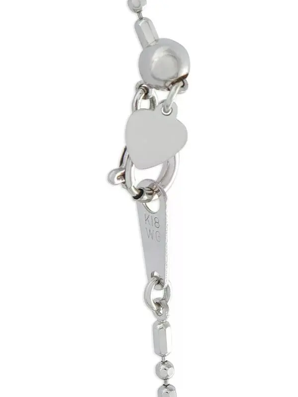 LB EXCLUSIVE 18k White Gold Opal And Diamond Necklace