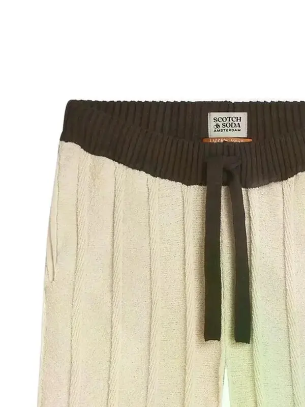 Scotch & Soda Ribbed Knit Drawstring Shorts