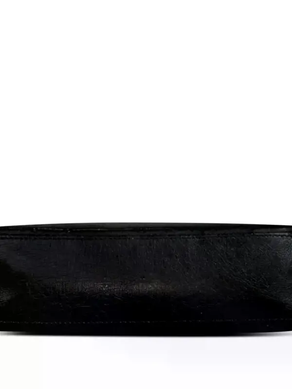 Hermès Kelly Pochette Ostrich Leather Clutch Bag - Black