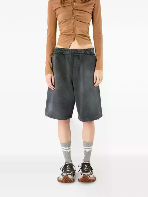Camper Logo Raw Hem Shorts