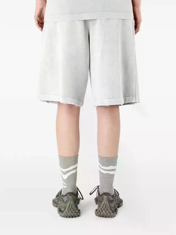 Camper Frayed Hem Track Shorts