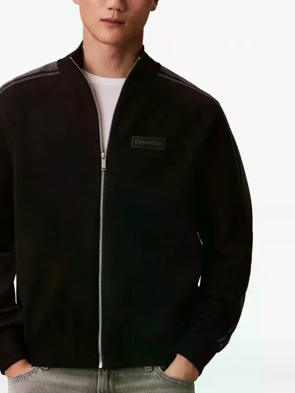 Calvin Klein Patch Side Stripe Zip-up Jacket