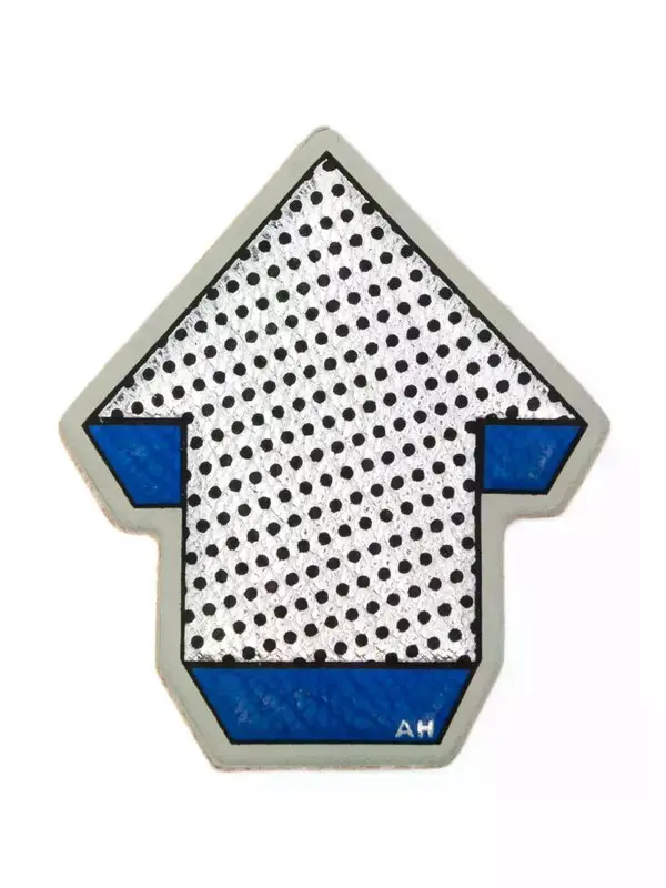 ANYA HINDMARCH X Charlotte Stockdale Arrow-shaped Leather Sticker - Silver
