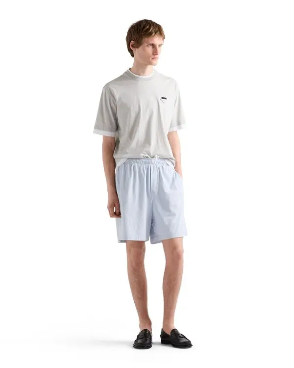 Prada Cotton T-hirt - Grey