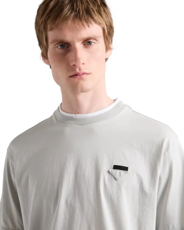 Prada Cotton T-hirt - Grey