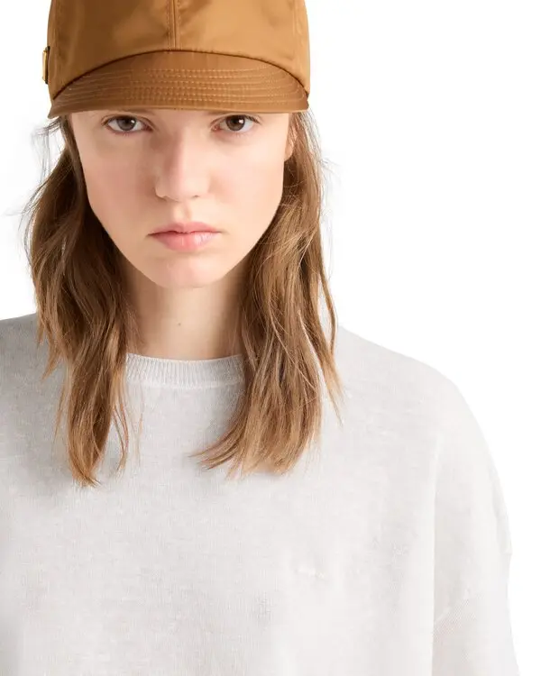 Prada Short-sleeved Linen T-shirt