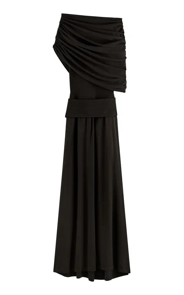 Arakii Mela Knitted Maxi Dress - Brown