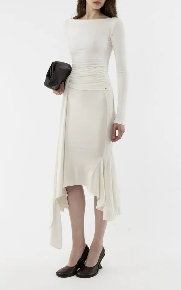 Arakii Draped Jersey Top