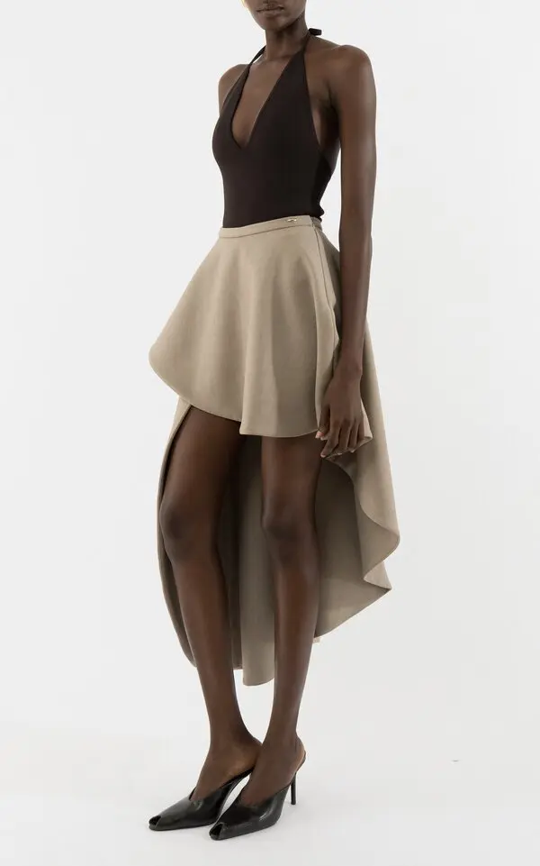 Arakii Spiral Asymmetrical Maxi Skirt