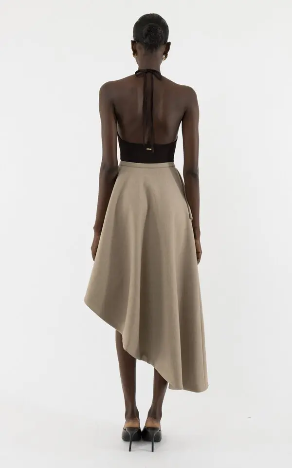 Arakii Spiral Asymmetrical Maxi Skirt