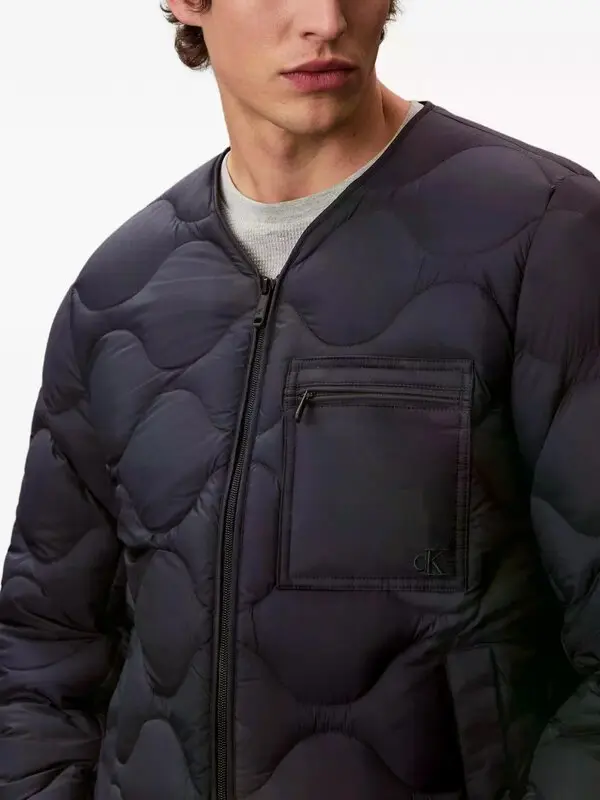 Calvin Klein Quilted Finish Zip-up Jacket