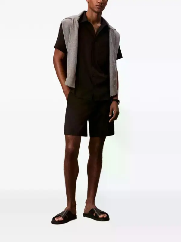 Calvin Klein Seersucker Texture Elasticated Waist Shorts