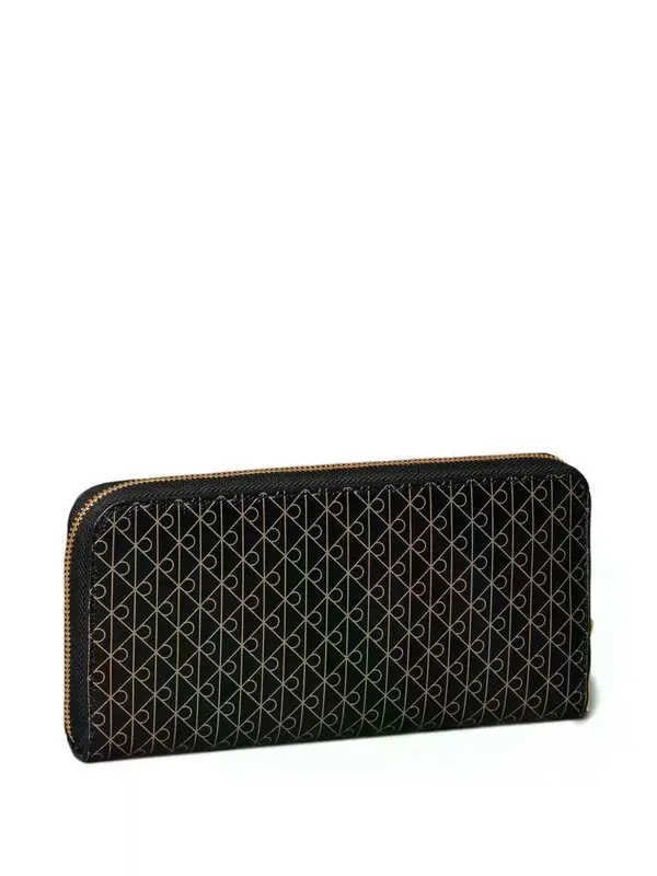 Calvin Klein Monogram-print Zip-around Wallet
