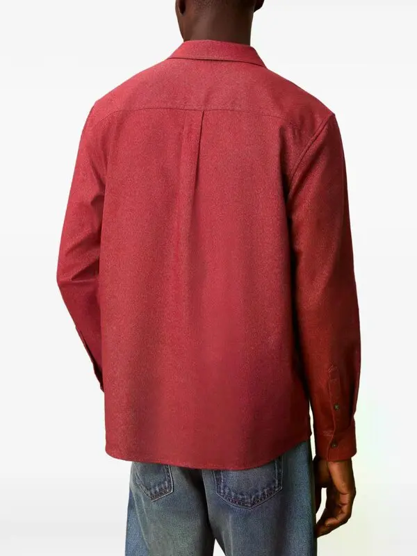 Calvin Klein Logo-embroidered Chest-pocket Shirt