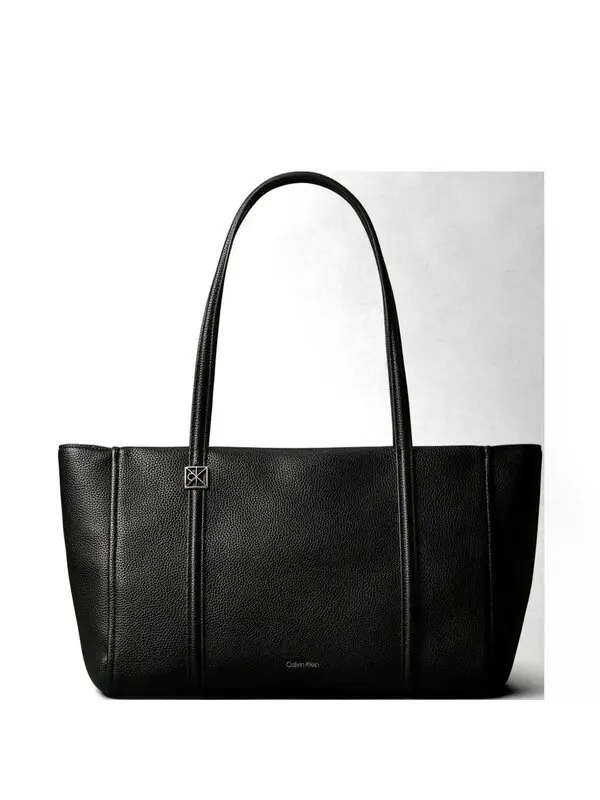 Calvin Klein Plaque Tote Bag