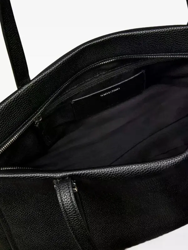 Calvin Klein Plaque Tote Bag