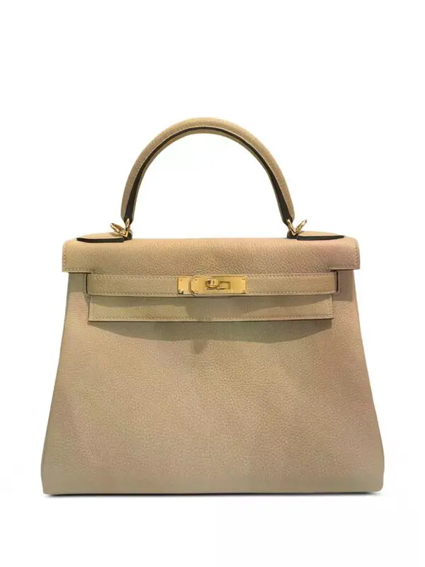 Hermès Kelly Sellier 28 Handbag - Neutrals