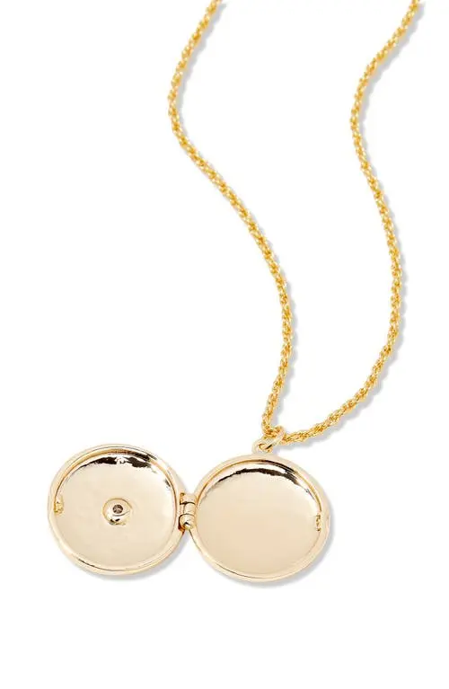 BROOK & YORK Mel Compass Locket Pendant Necklace