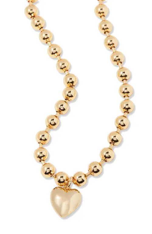 BROOK & YORK Plated Heart Pendant Necklace