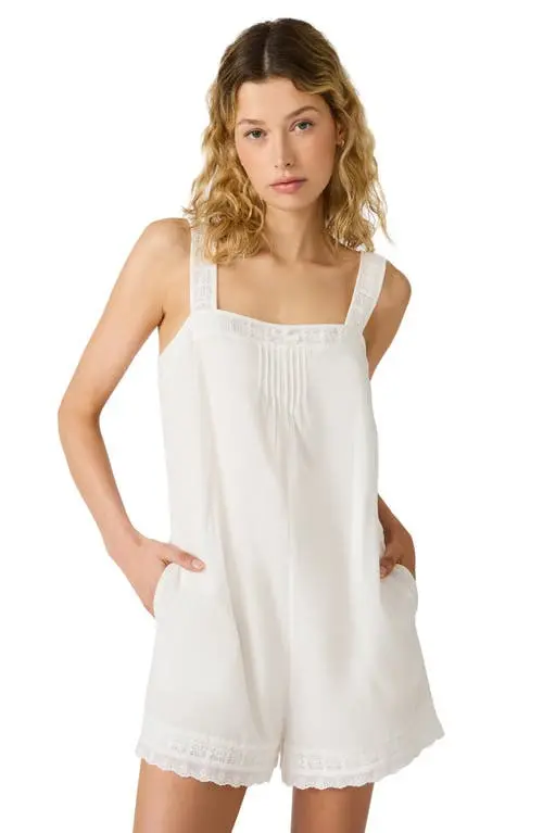 Steve Madden Odelle Sleeveless Tie Waist Romper